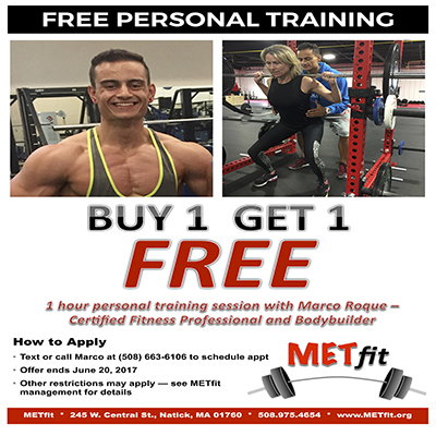 Marco Personal Training Promotion – 400×400